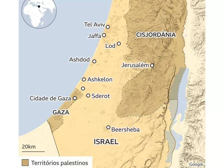 Faixa de Gaza: conheça o pequeno território que coloca em conflito há ...